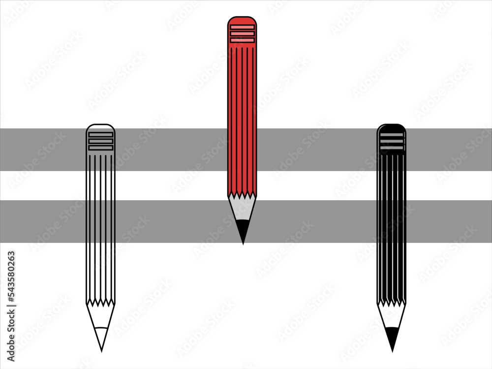 Pencil SVG Cut Files | Pencil Silhouette | Student Svg | School Pencil ...
