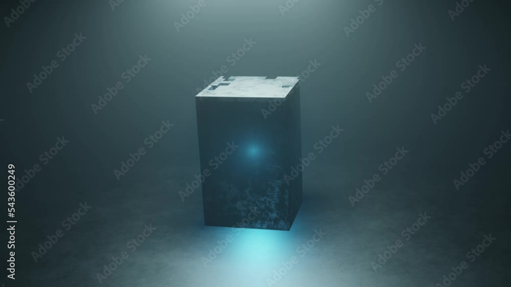 Technology concept pod Hud Sci fi Quantum super computer, futuristic ...