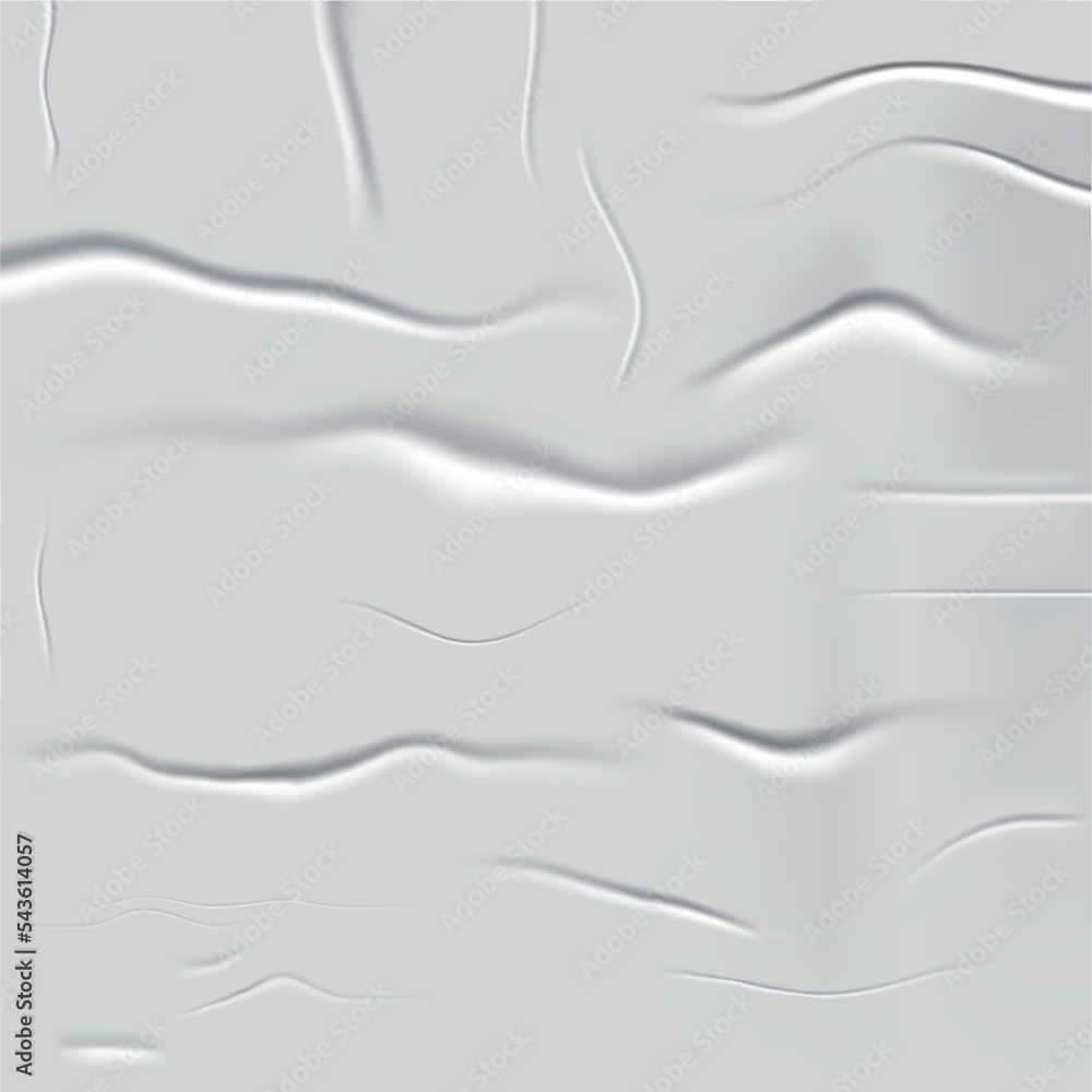 White Glued Paper Texture with Creases Surface template Stock Vector ...