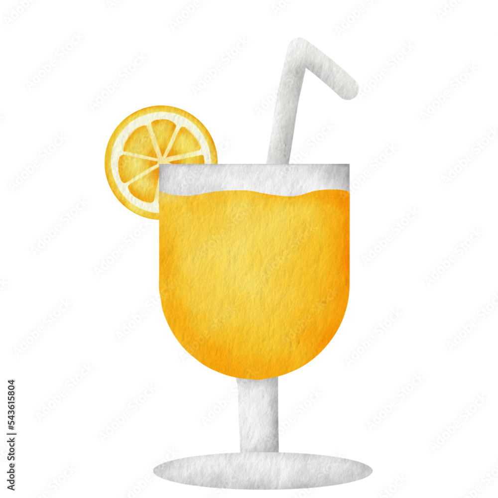 Lemon juice clipart. Stock Illustration | Adobe Stock