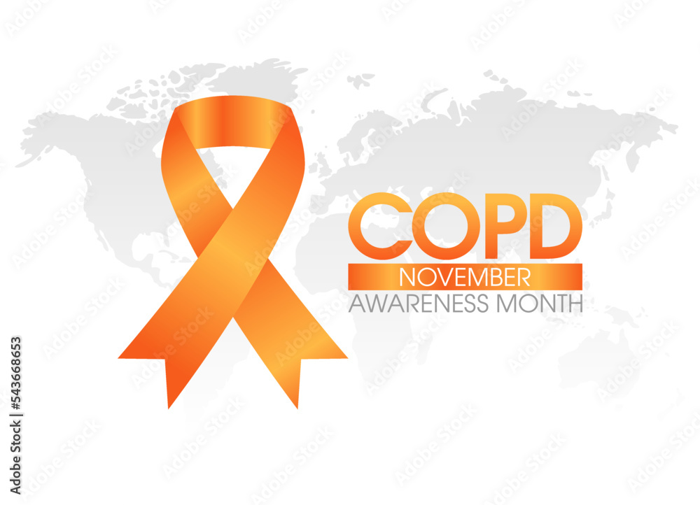 vector graphic of COPD awareness month good for COPD awareness month ...