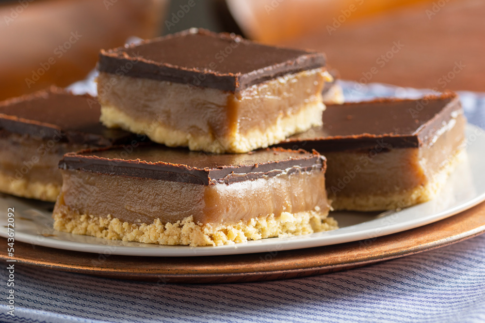 Scottish Caramel Slice or Millionaire's Shortbread Confectionery ...