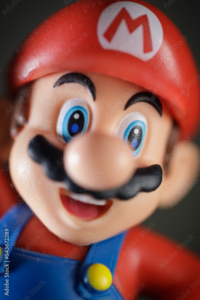 MOSCOW, RUSSIA - September 08, 2022: Super Mario Bros figure character ...