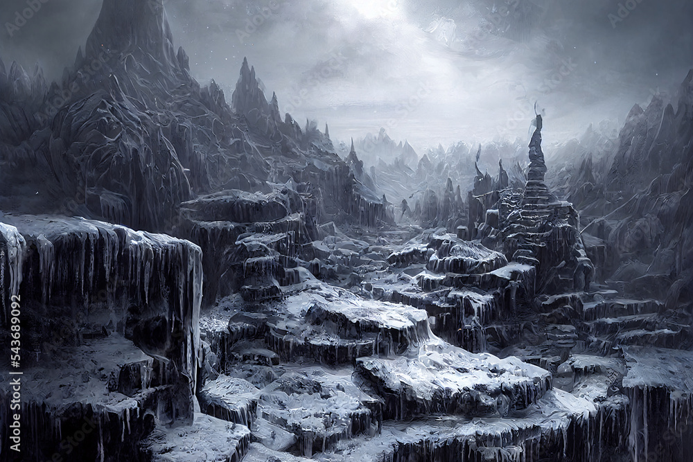 Dark Fantasy Landscape Art