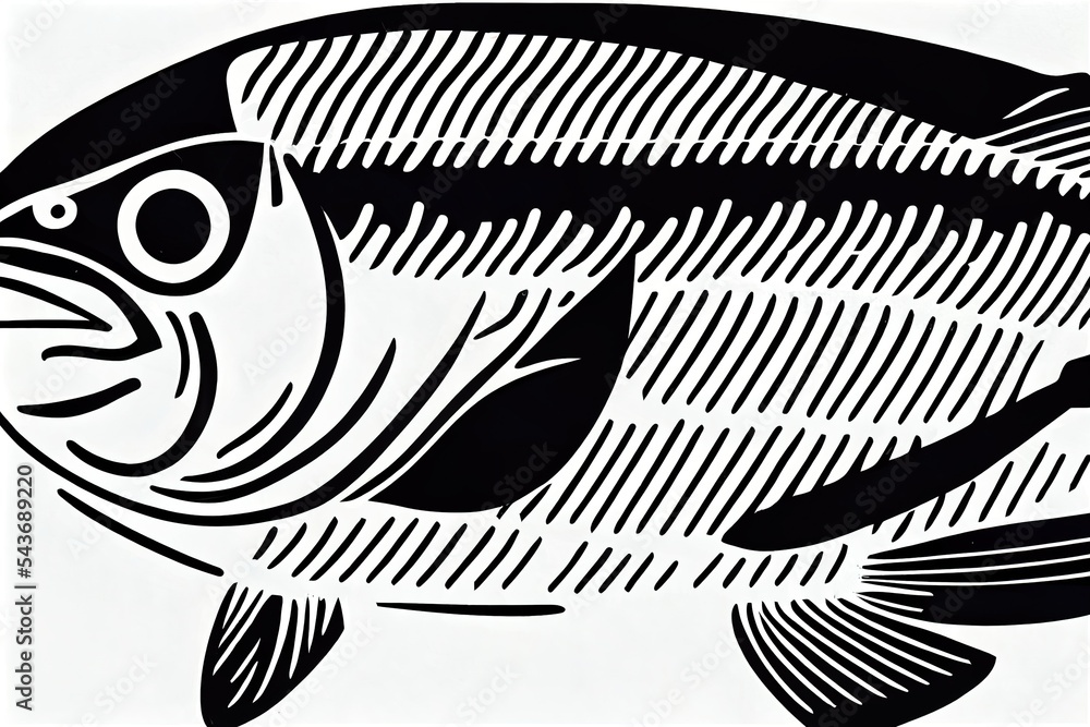 Snook Logo Template, A Simple & Unique Snook Fish Logo, Great for snook ...