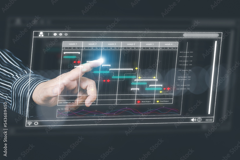 workflow project management concept men's hands pointing process and ... workflow project management concept men's hands pointing process and ...