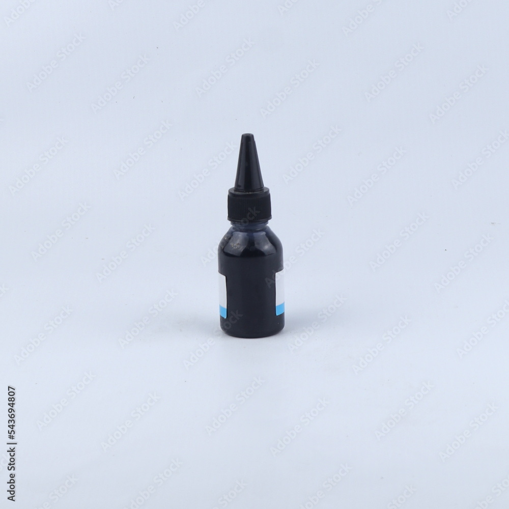 ink bottle isolated on a white background Stock Photo | Adobe Stock