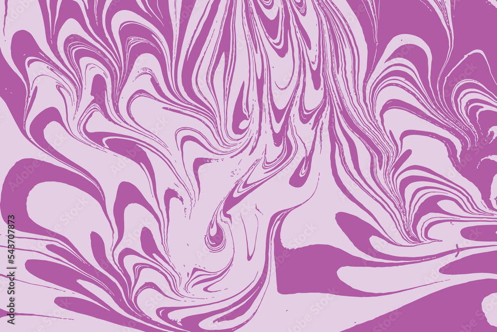 Beautiful purple marble pattern. Art in color. Ebru- Turkish paper ...