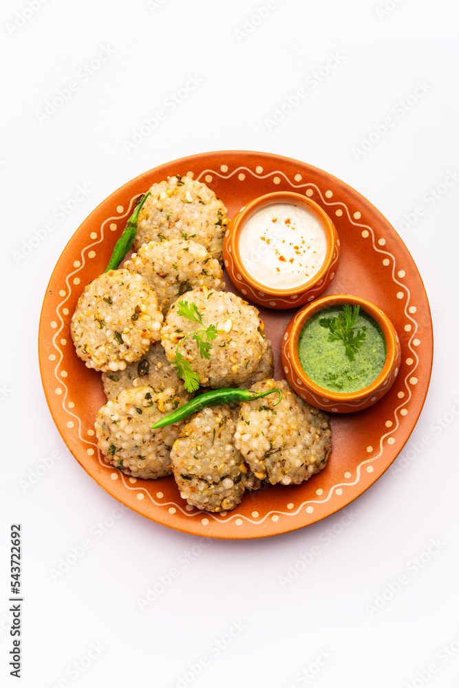 sabudana wada or shabudana vada called in india made from sago and ...