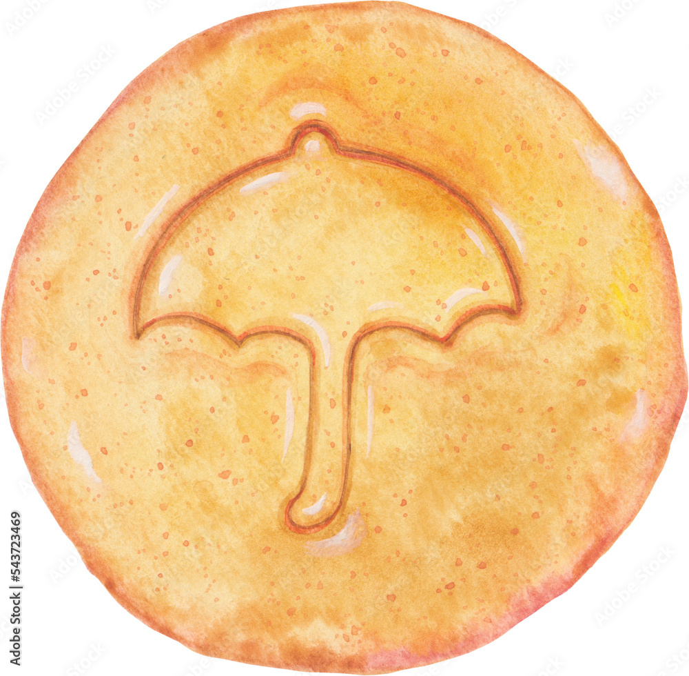 Transparent Background Korean Dalgona Sugar Candy Illustration Png ...