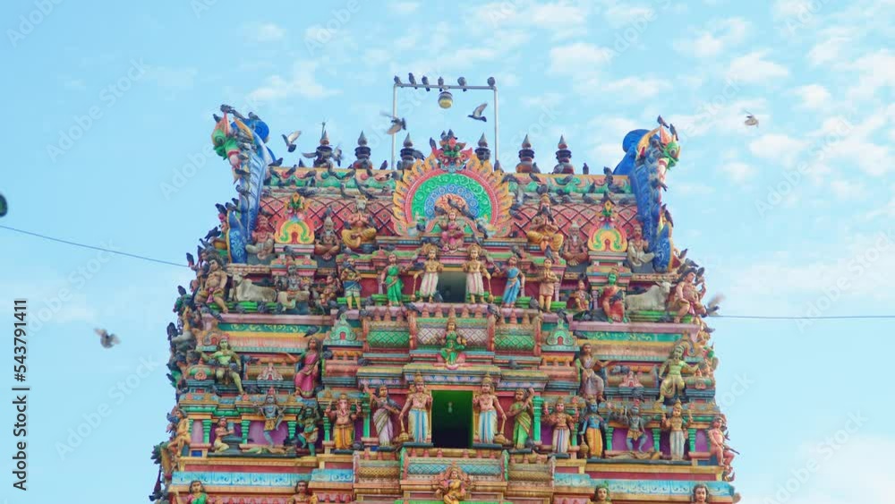 Indian Hindu temple, Shikhara (tower) of temple architecture Stock ...