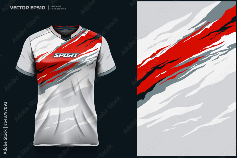 Short Sleeve sport jersey design for soccer, running and more. with ...