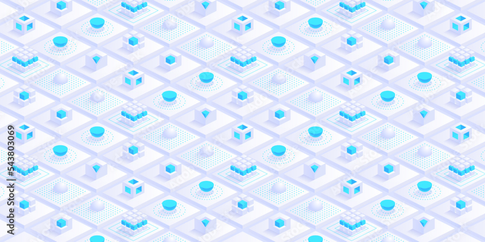 Futuristic technology abstract background. Digital data center, server ...
