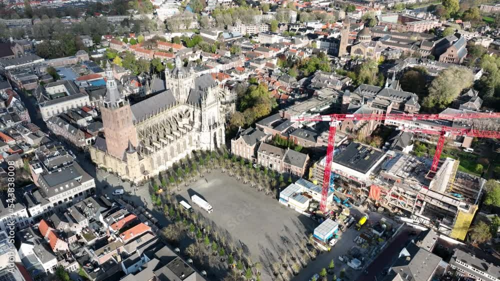 sHertogenbosch, Sint Janskathedraal and the parade square, city ...