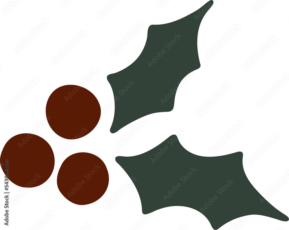 Mistletoe clipart illustration. Cartoon style Stock Illustration ...