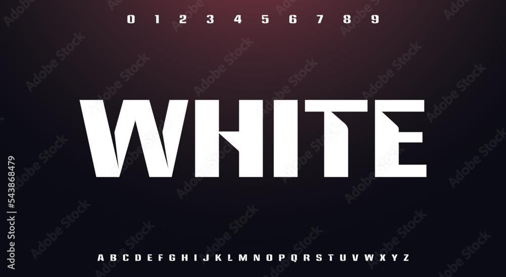 Modern technology font alphabet. Internet, electric letter fonts ...