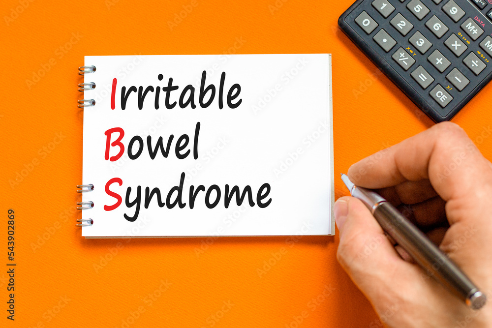 IBS irritable bowel syndrome symbol. Concept words IBS irritable bowel ...