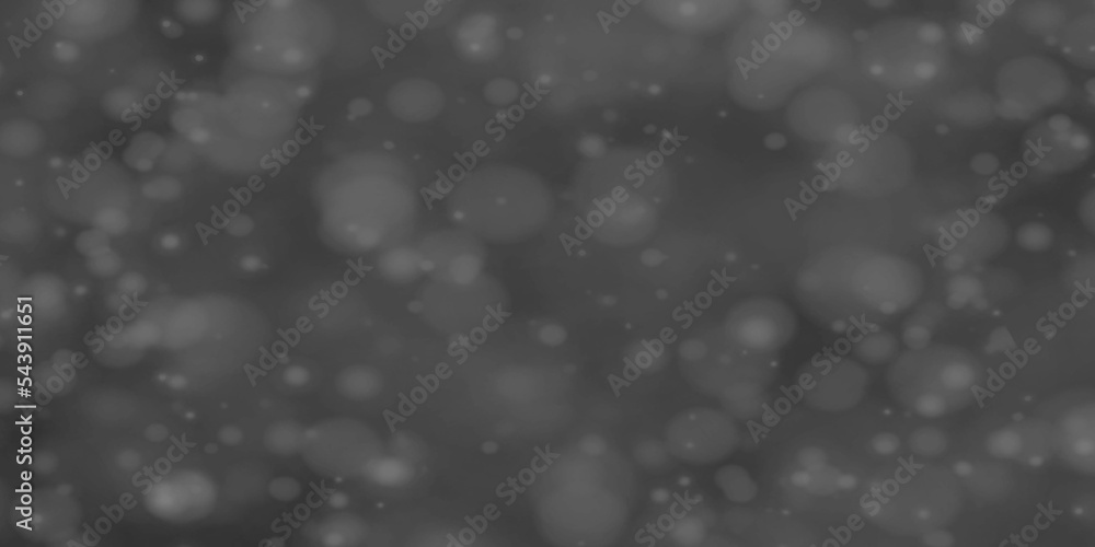 Abstract black and white background with particles, glowing and blurry ...