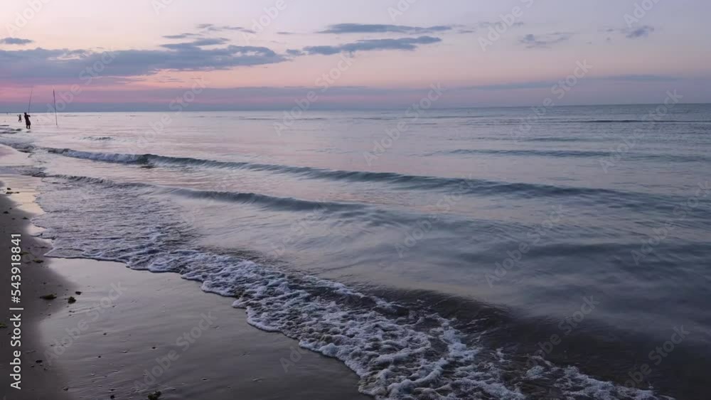 Sea waves over sun light in summer morning 4 Stock Video | Adobe Stock