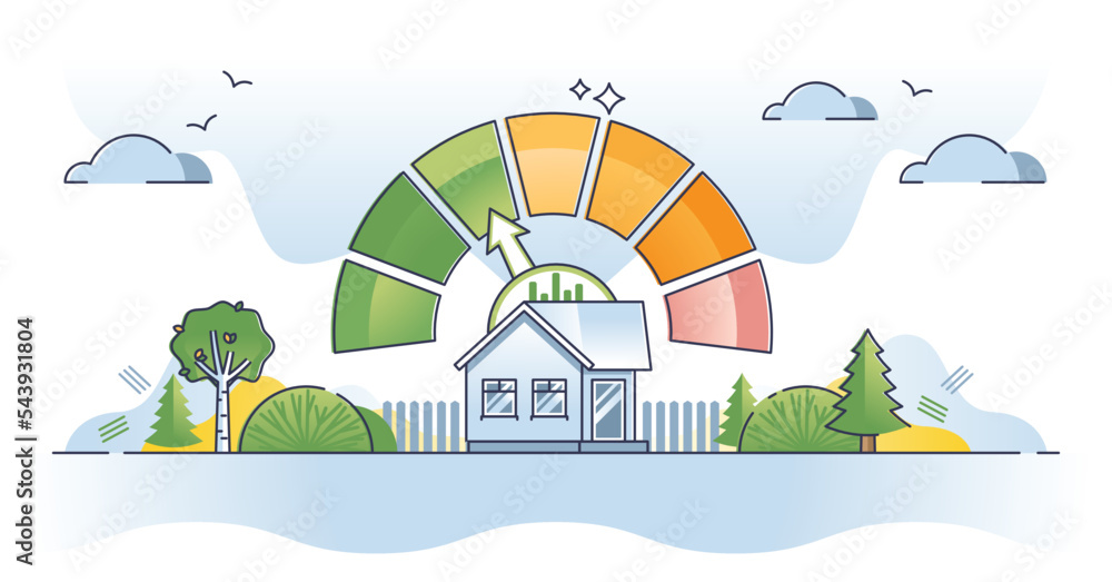 Poster Residential home energy efficiency with level measurement ...