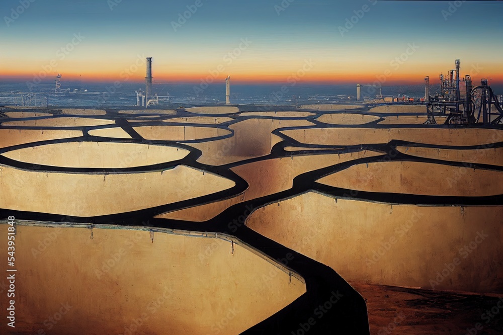 Underground storage of natural gas. Factory distribution, and ...