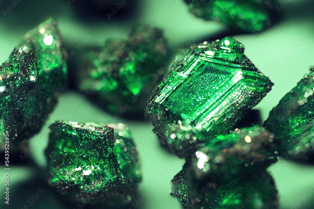 Emerald Crystal Gem Jewel Seamless Texture Pattern Tiled Repeatable ...