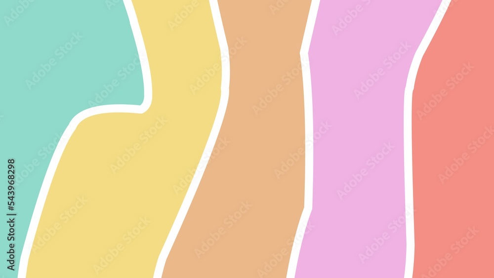 Full HD abstract colorful background. Hand drawn various shapes and ...