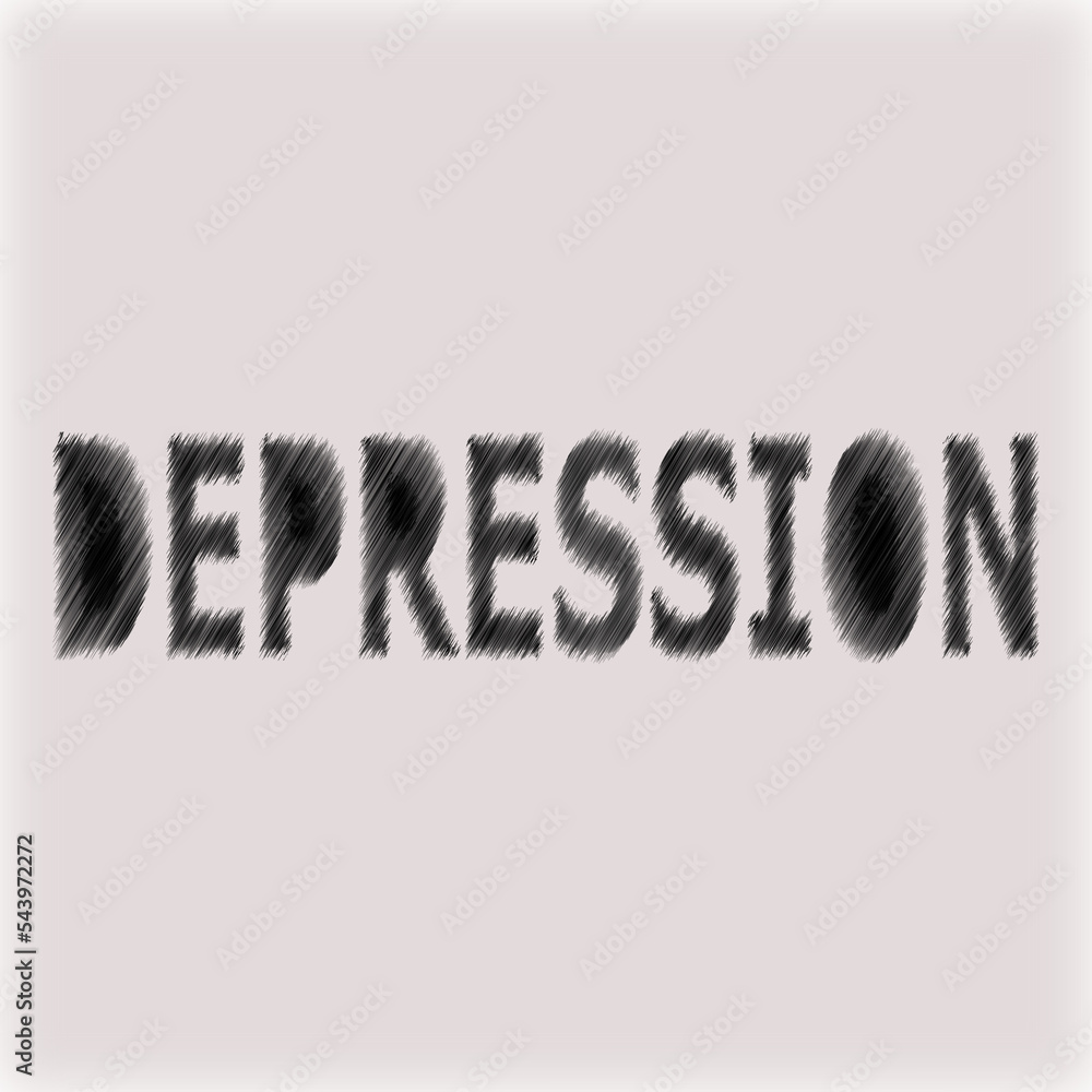 Depression vector illustration. Mental Health. Psychiatry Issues ...