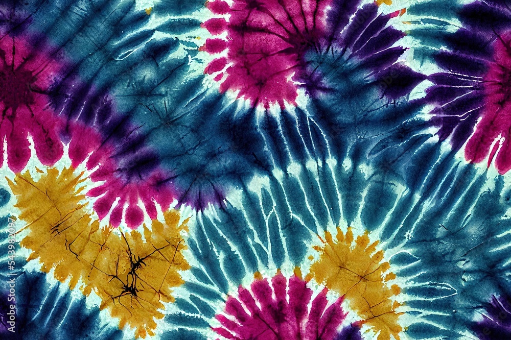 Wash Abstract Tie Dye. Tye Die Line Ink Texture. Seamless Art Tye ...