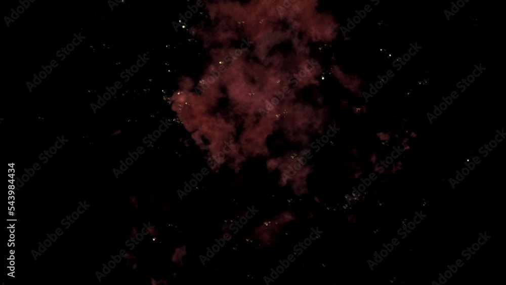 4k. Fire explosion explosion fire bomb smoke explosion animation on ...