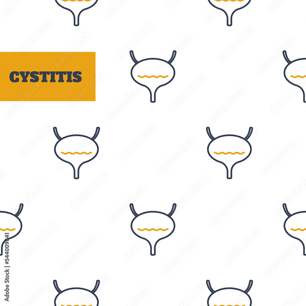 Cystitis. Bladder inflammation problem. Urinary tract infection ...