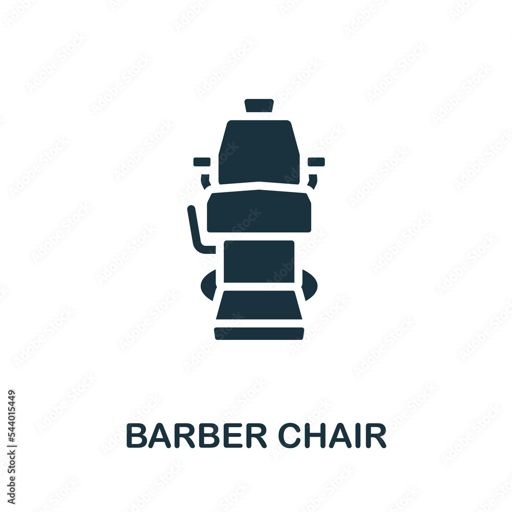 Barber Chair icon. Monochrome simple Barber Shop icon for templates ...