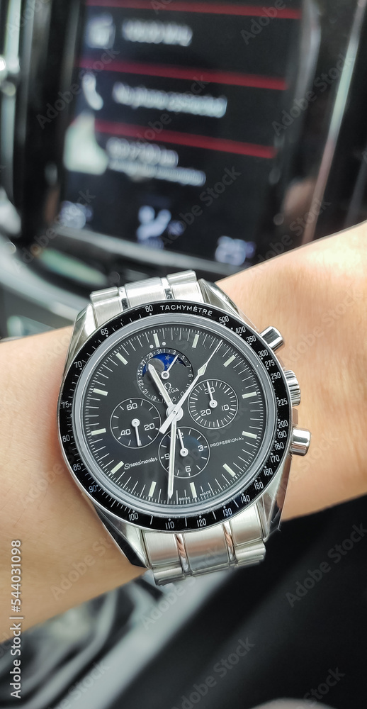 Omega Speedmaster 1866 model with moon phase, Moon watch, classic ...