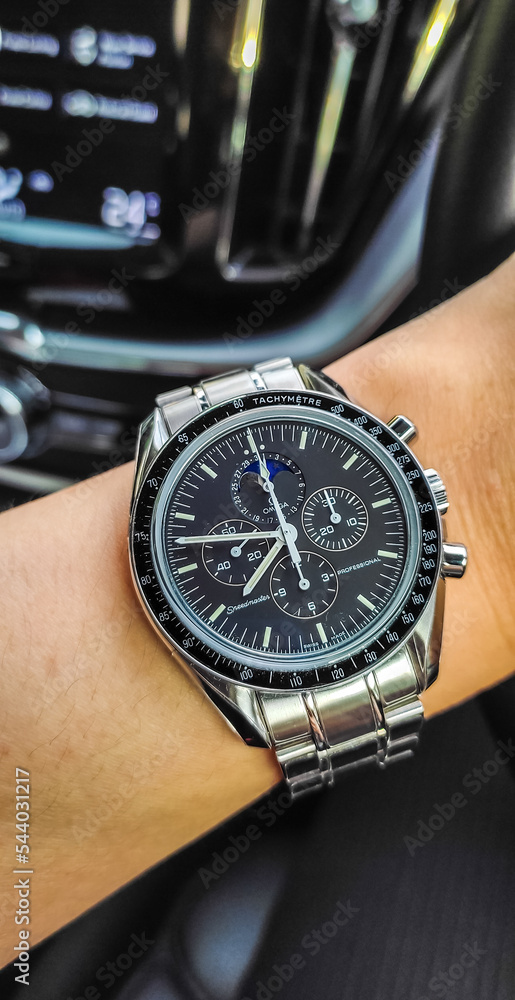 Omega Speedmaster 1866 model with moon phase, Moon watch, classic ...