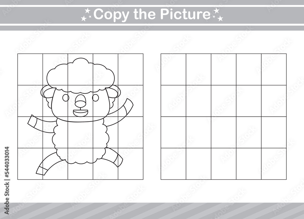 copy the picture Educational game for kindergarten and preschool ...