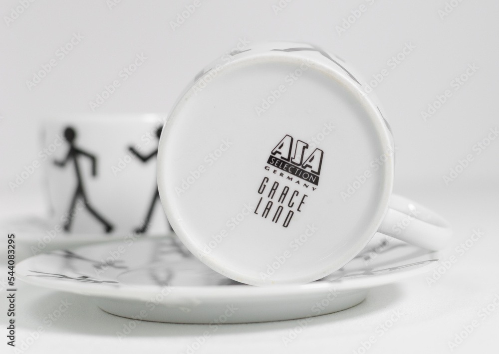 london, uk, 09.09.2022 ASA Germany graceland cups and saucers like ...
