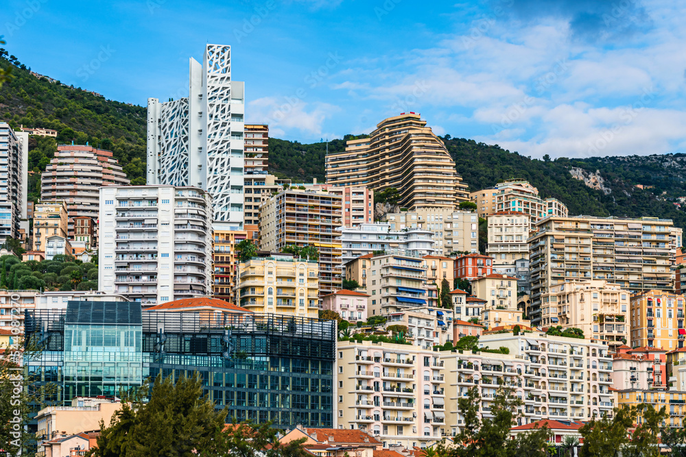 Poster Avenue de la Porte Neuve, Principality of Monaco, Monaco, French ...