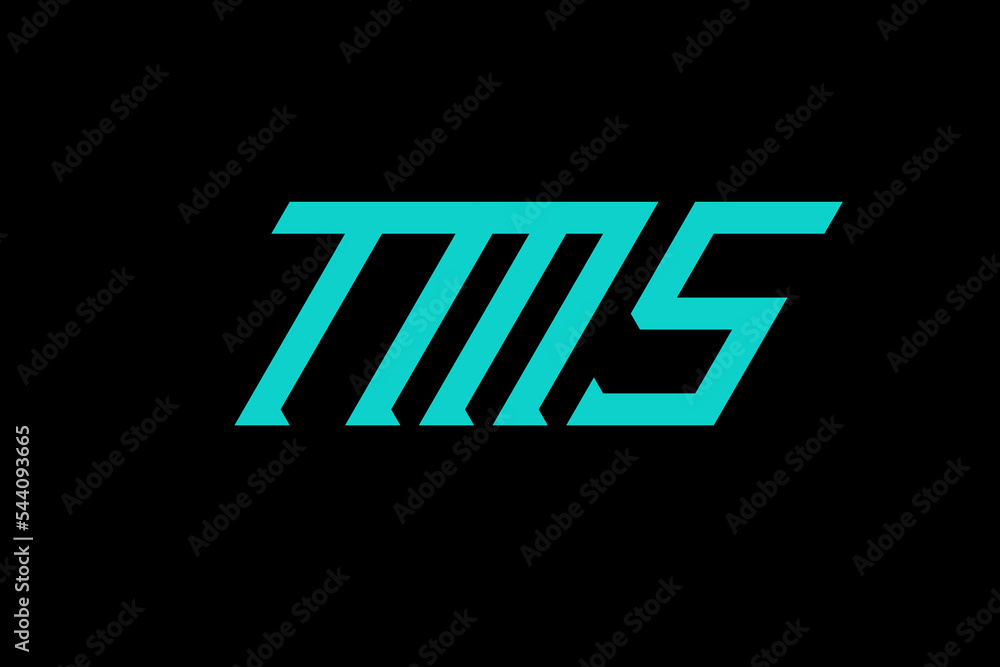 TMS LETTER and ALPHABET LOGO DESIGN Stock Vector | Adobe Stock