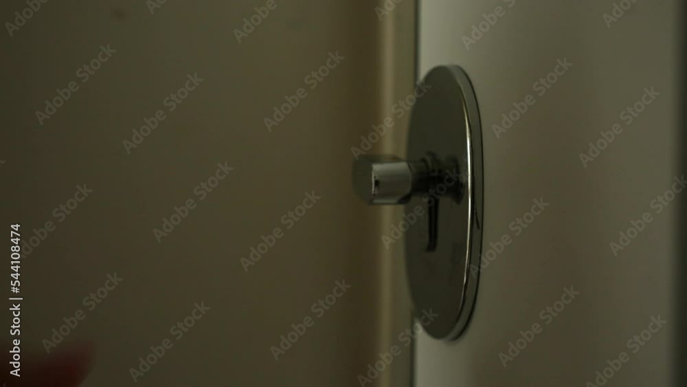 Close-up cropped shot of unrecognizable young woman check to open and ...