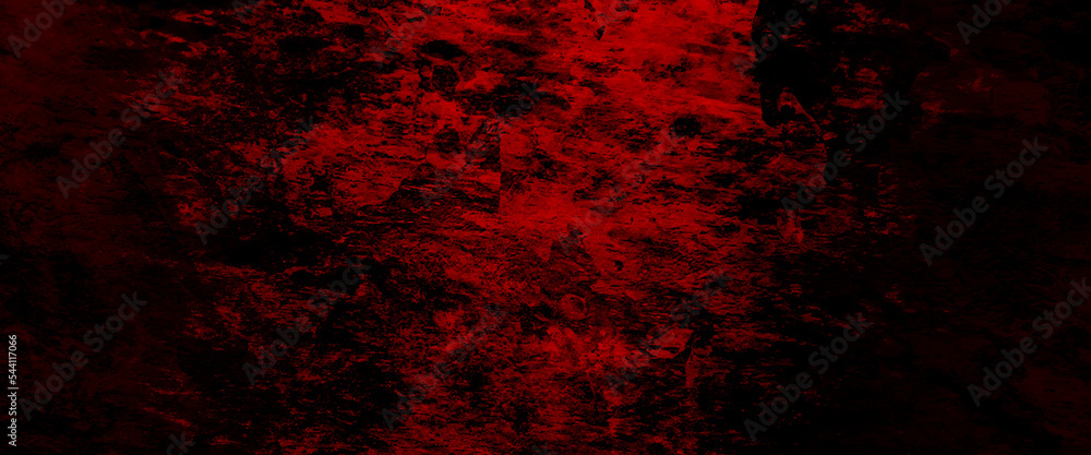 Halloween theme. red background. wall with blood splatter and grunge ...