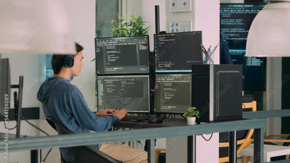 Diverse Programmers Collaborating On Coding Project Compiling Algorithm For New Cloud Computing