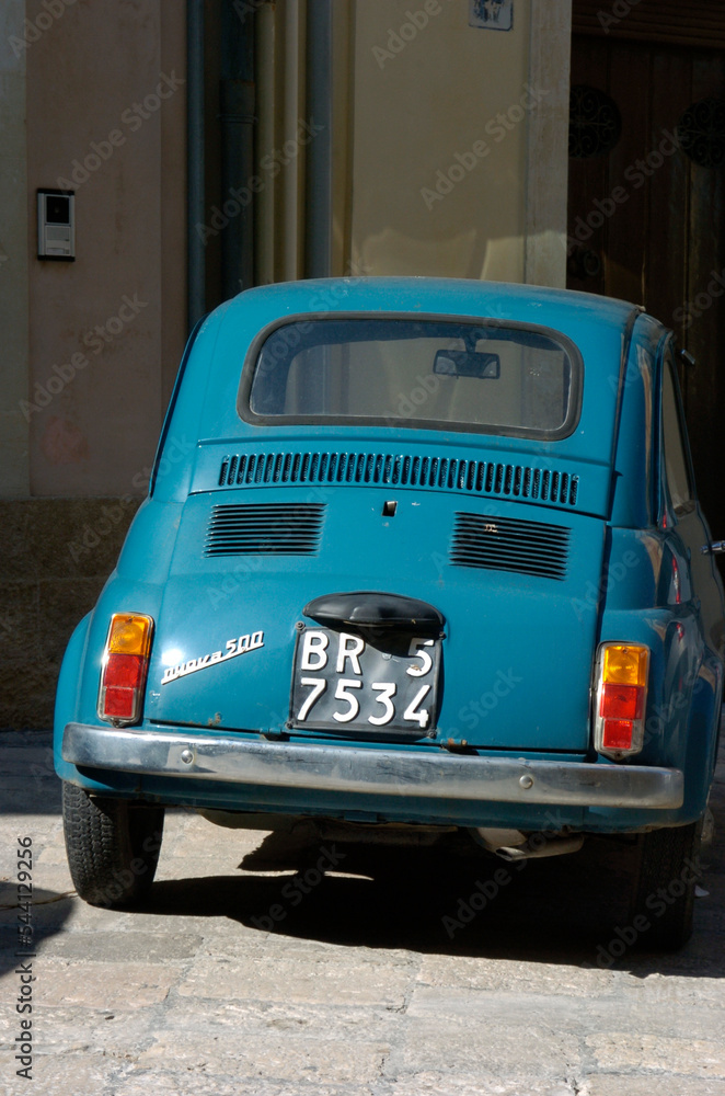 Sexy rear of a classic Fiat 500 Stock Photo | Adobe Stock