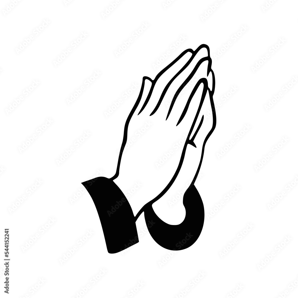 Pray Png Format With Transparent Background Stock Illustration | Adobe ...