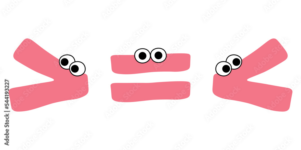 Crocodile inequality symbols. Less than greater than and equal symbol ... Crocodile inequality symbols. Less than greater than and equal symbol ...