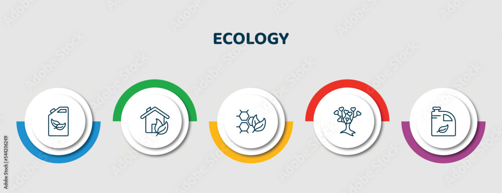 editable thin line icons with infographic template. infographic for ...