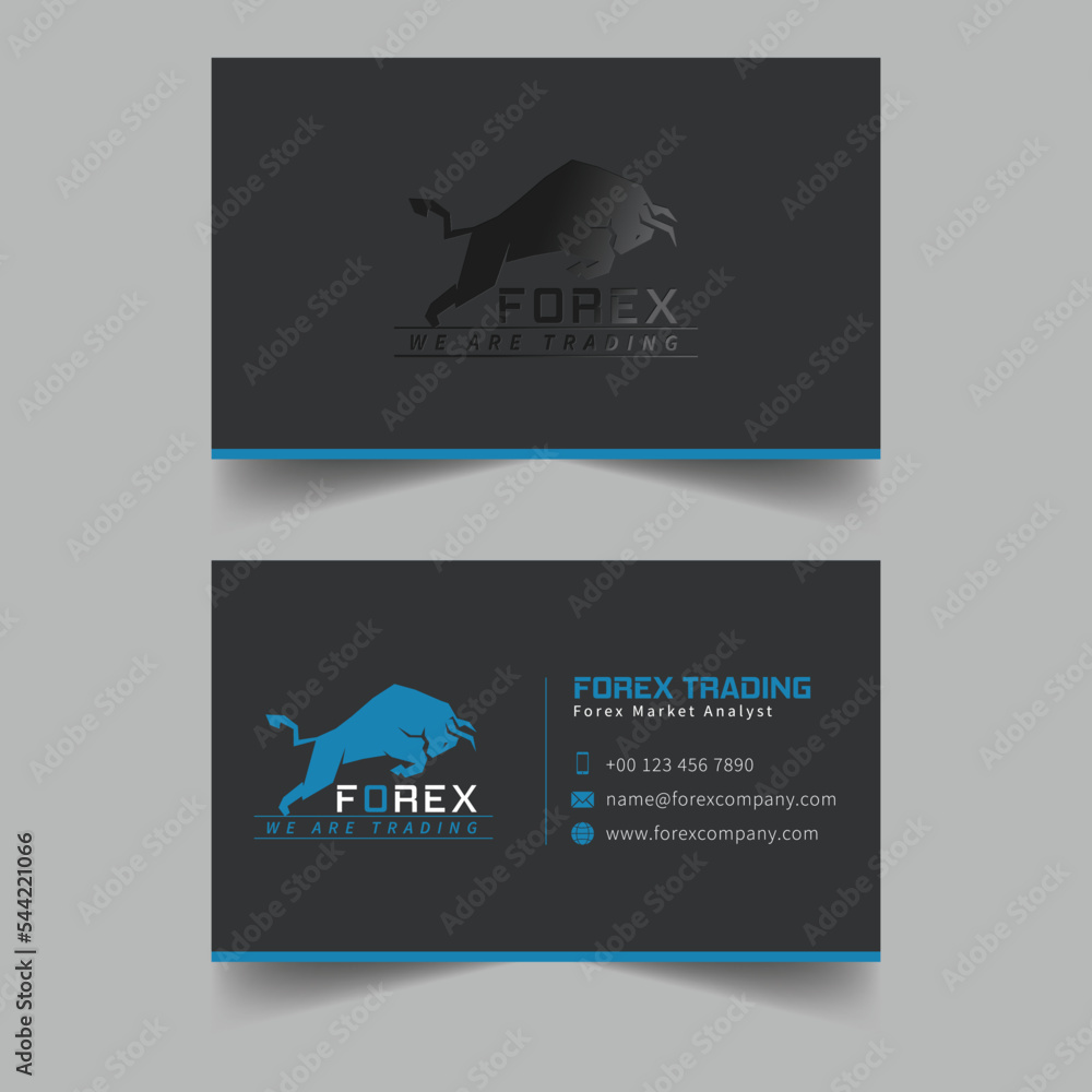 Logistics Modern professional business card template elegant modern ...