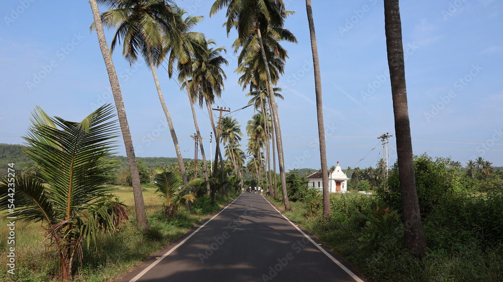 Goa, India 19th October 2022: 4k drone shots of Dear Zindagi Raod known ...
