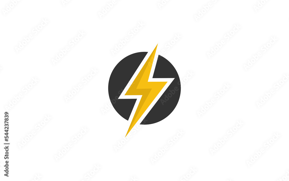 O logo energy vector for identity company. initial letter volt template ...