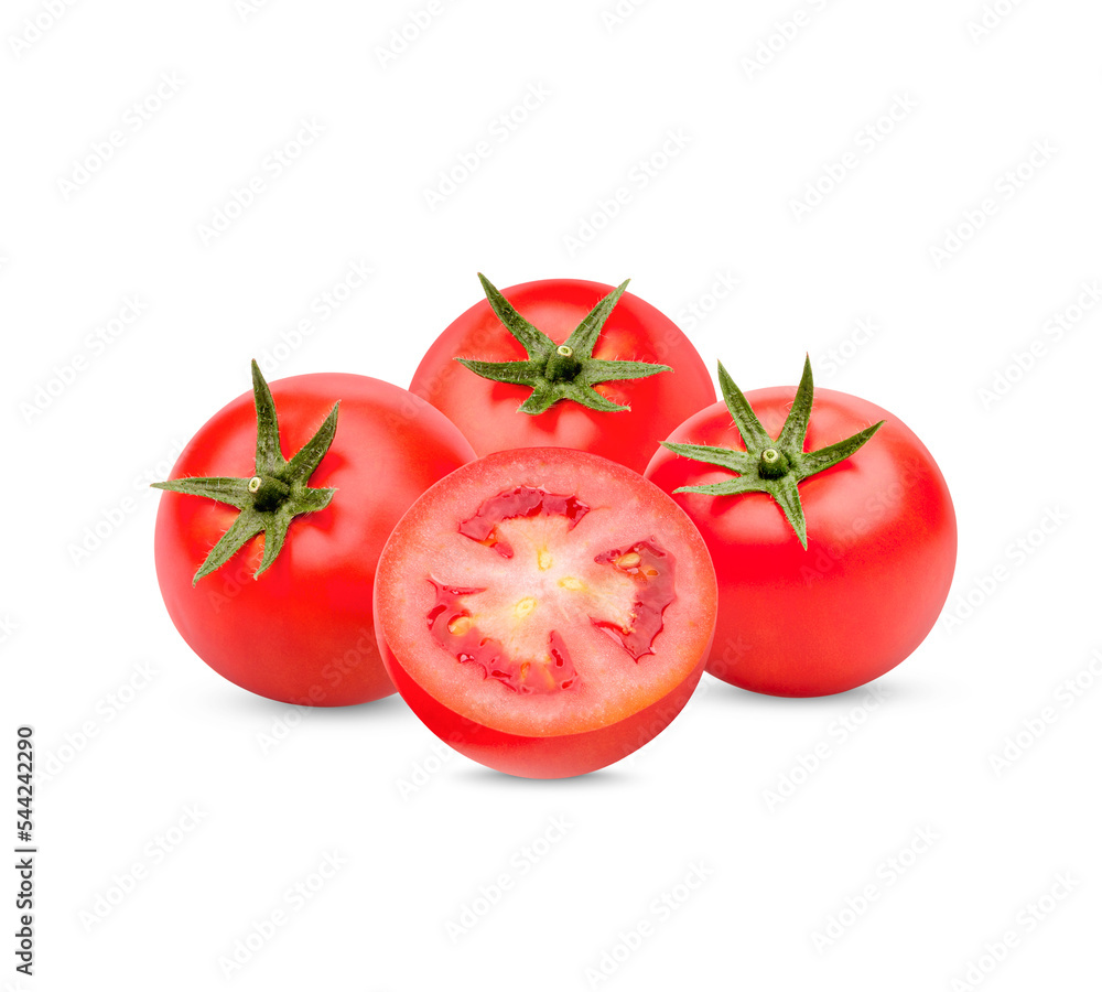 Fresh tomatoes isolsted on transparent background. (.PNG) Stock ...