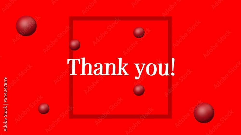 Thank you Banner 4K quality High Resolution Video Animation Stock Video ...